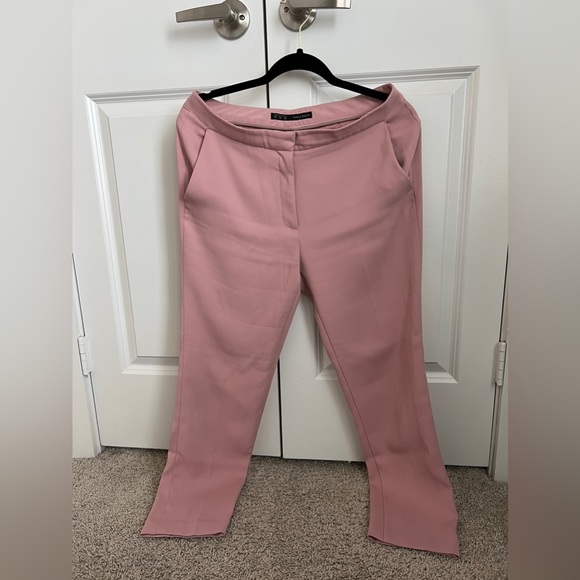 Zara | Pants & Jumpsuits | Zara Formal Pink Pants | Poshmark